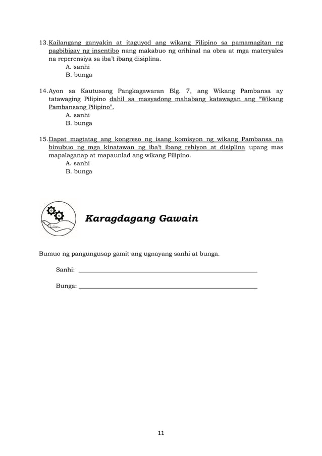 KPWKP_Q1_Module13 Sanhi at Bunga, Wikang Pambansa.pdf