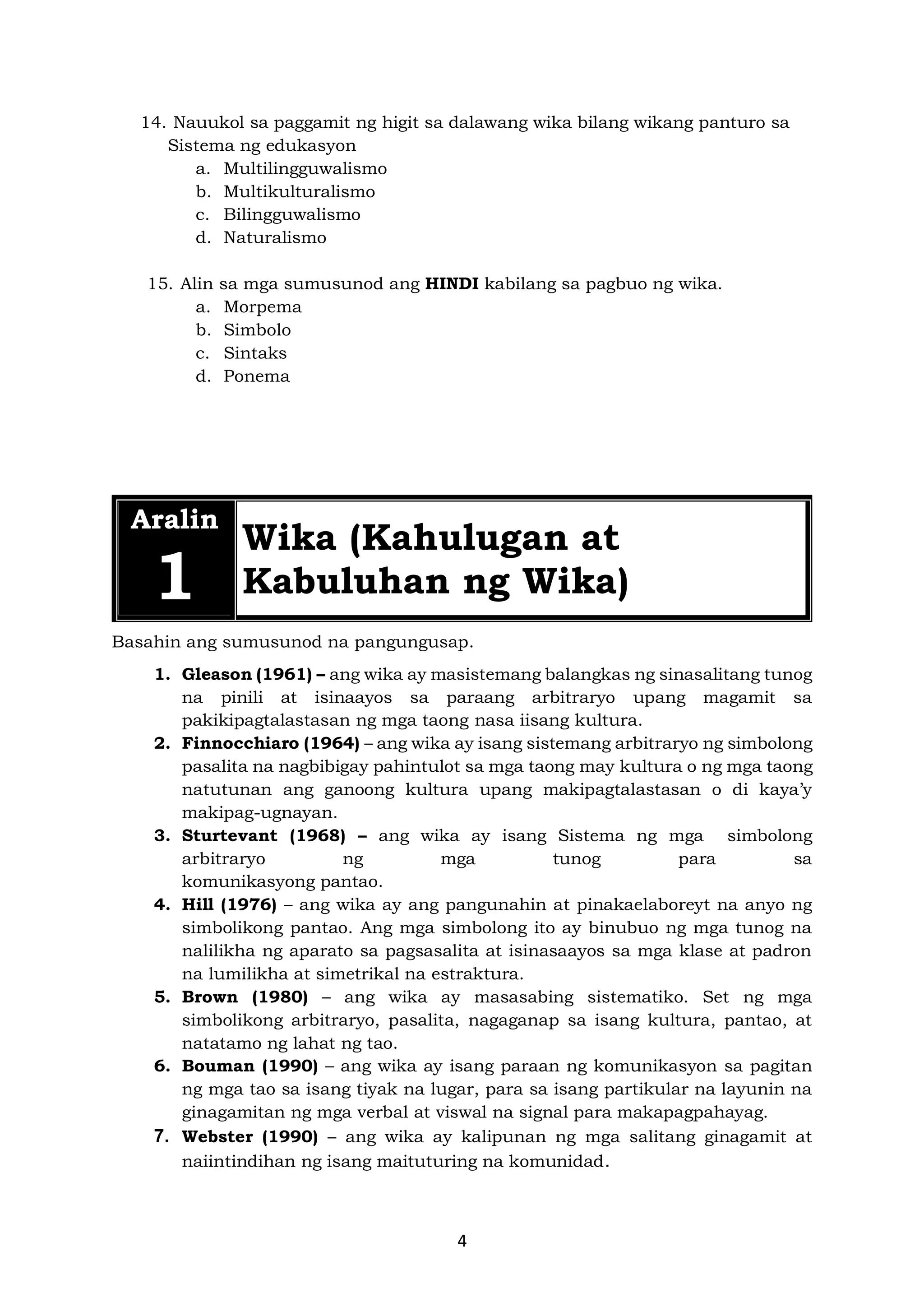 KPWKP_Q1_Module1 Kahulugan at Kabuluhan ng Wika 1.pdf