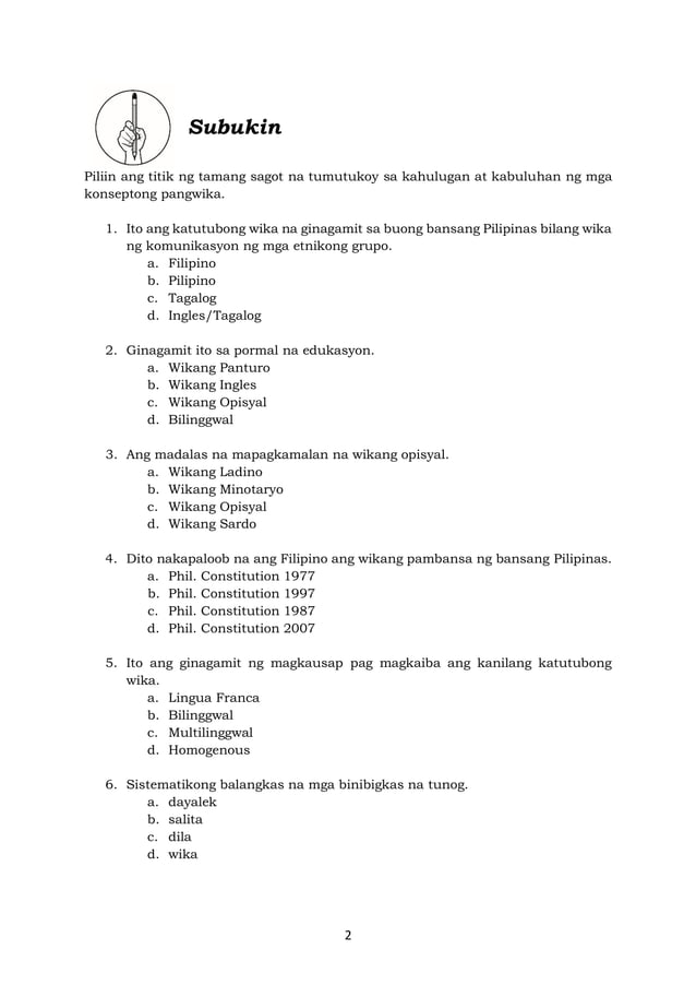 KPWKP_Q1_Module1 Kahulugan at Kabuluhan ng Wika 1.pdf