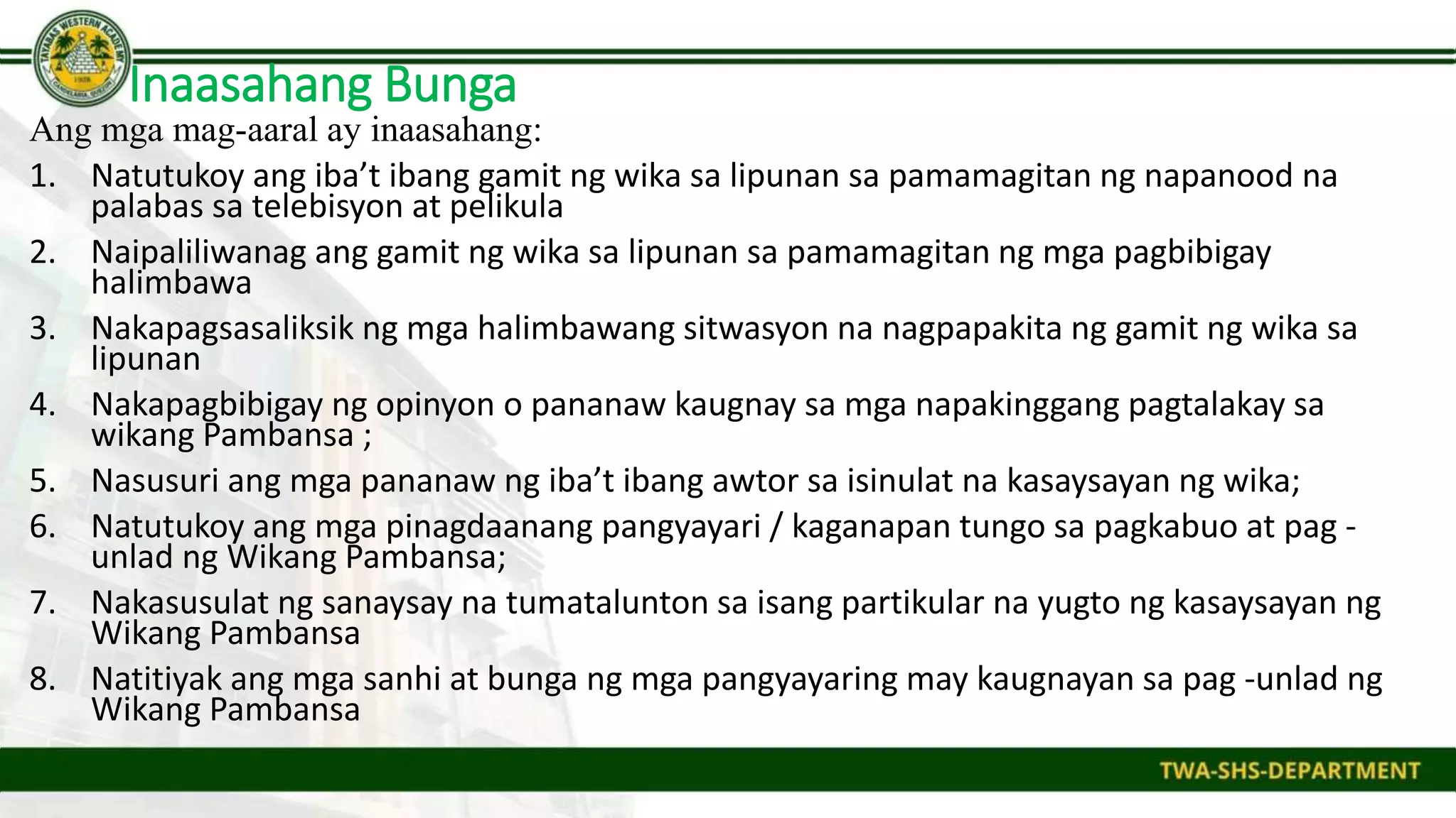 KPWKP Kasaysayan ng Wika Panahon ng Katutubo.pptx