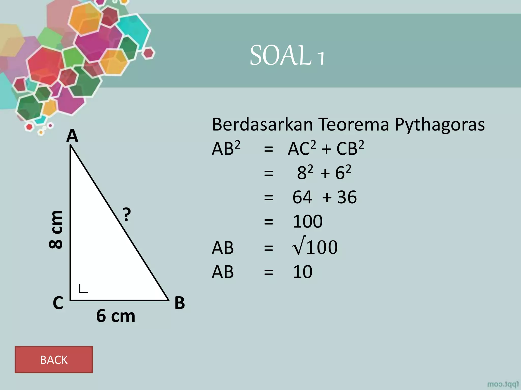 TEOREMA PHYTAGORAS | PPTX