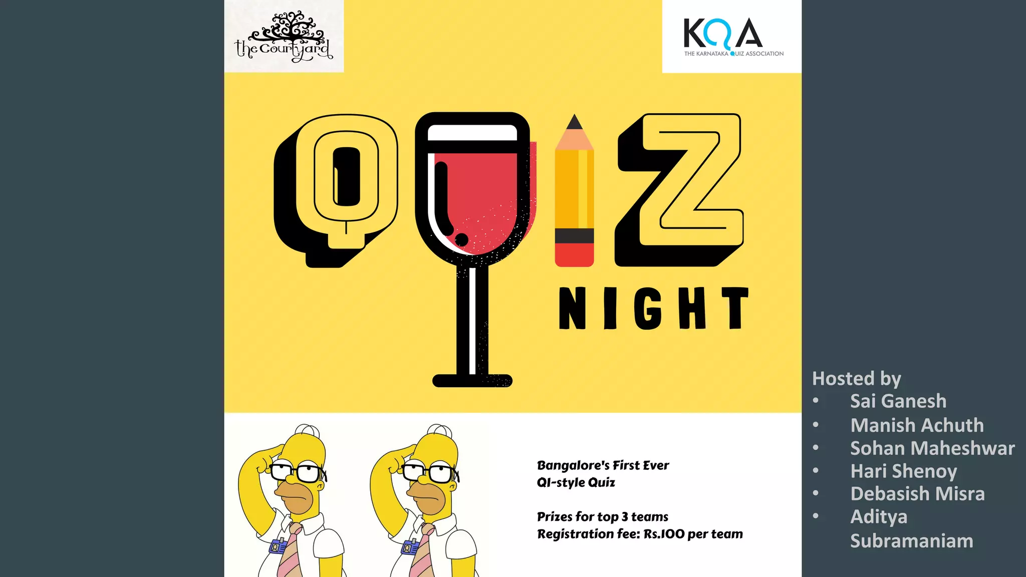 "QUIZ NIGHT" : KQA Pub Quiz - A QI Style Quiz at The Courtyard- Feb ...