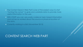 Kql and the content search web part | PPTX