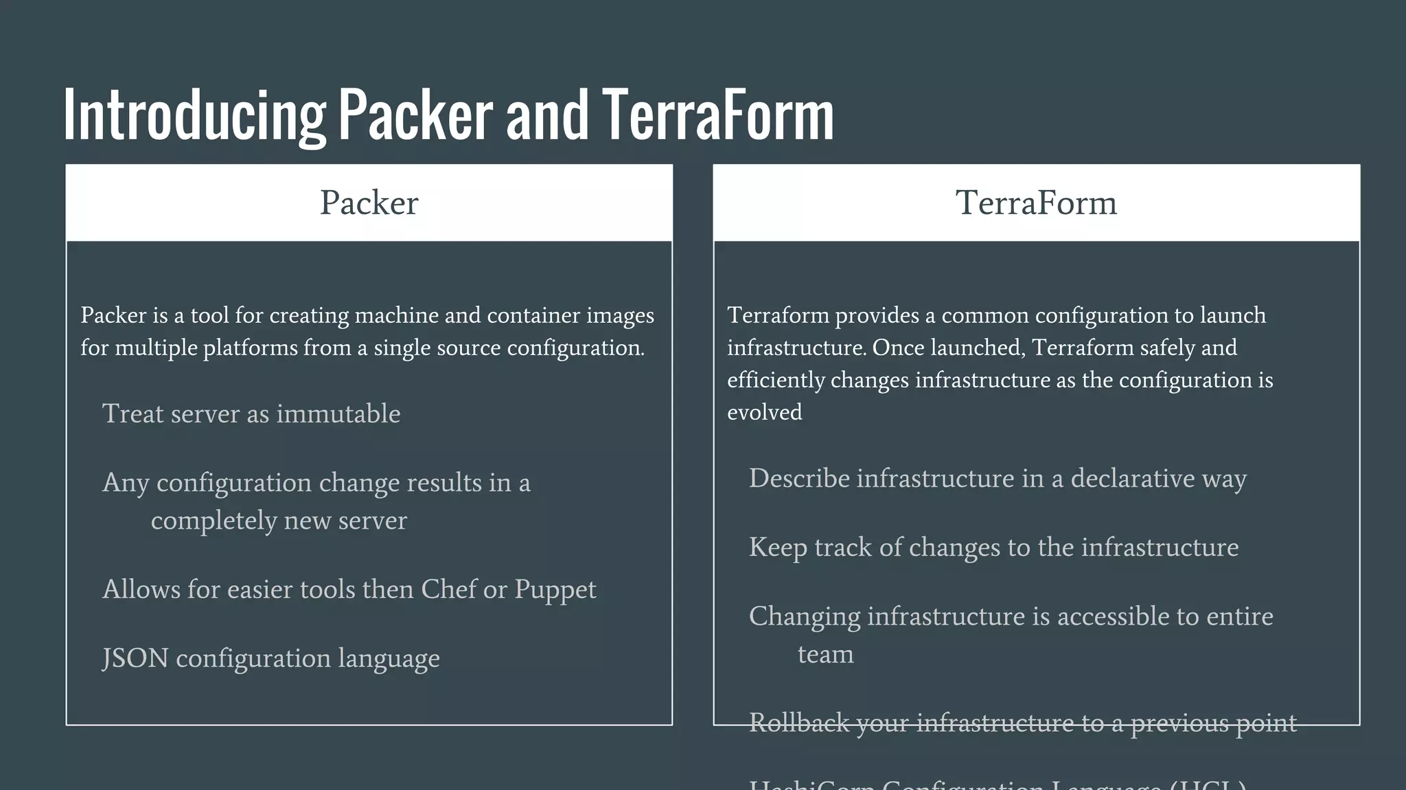 Automation with Packer and TerraForm | PPTX