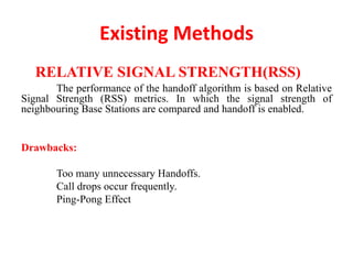 An efficient vertical handoff mechanism | PPTX