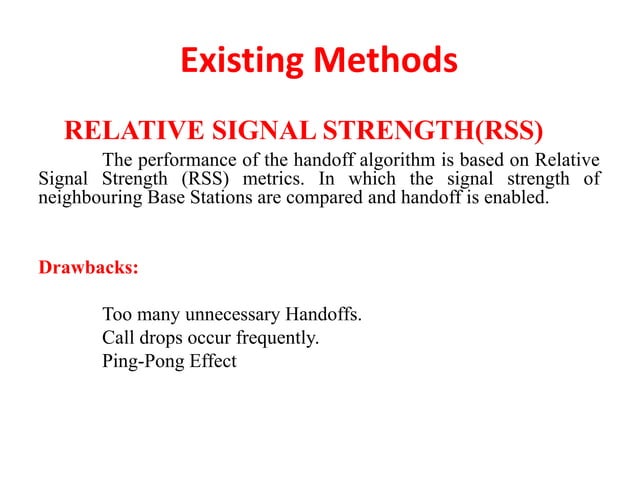 An efficient vertical handoff mechanism | PPTX