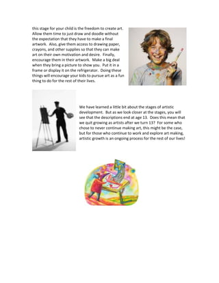 Stages of artistic development | PDF