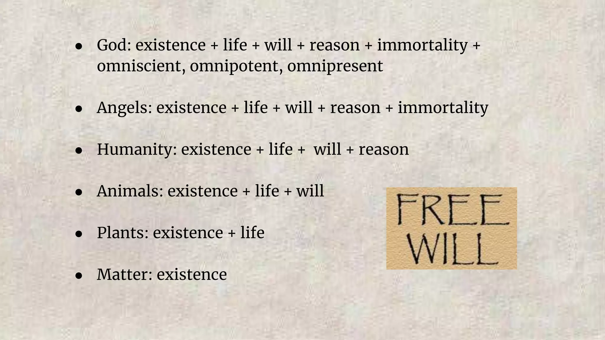 The Great Chain of Being | PPTX
