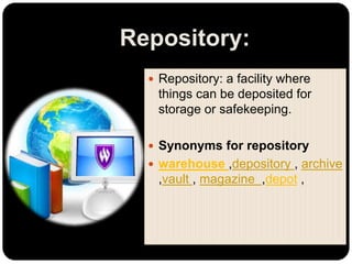 Knowledge Repository and Knowledge Management | PPTX