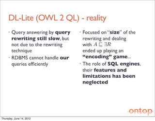 KR12 Semantic Index and TBox optimisation with respect to dependencies | PDF