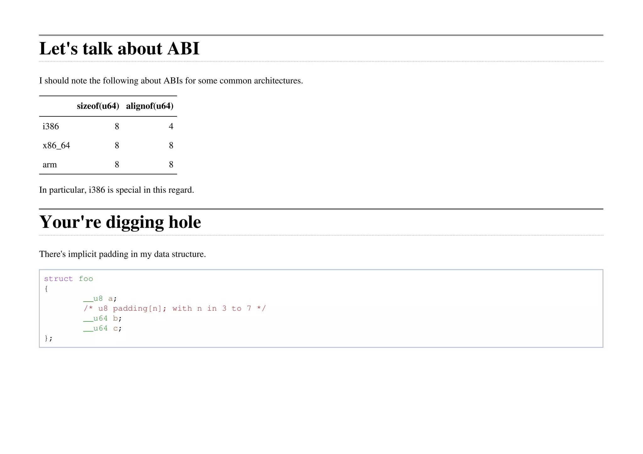 Kernel Recipes 2014 - What I’m forgetting when designing a new userspace interface | PPT