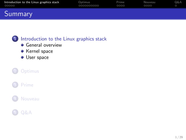 Kernel Recipes 2014 - The Linux graphics stack and Nouveau driver | PPT