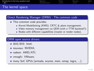 Kernel Recipes 2014 - The Linux graphics stack and Nouveau driver | PDF