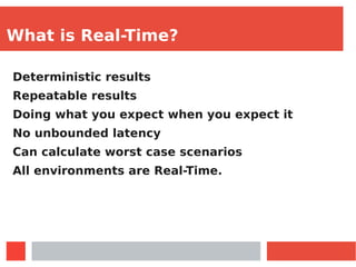 Kernel Recipes 2016 - Understanding a Real-Time System (more than just ...