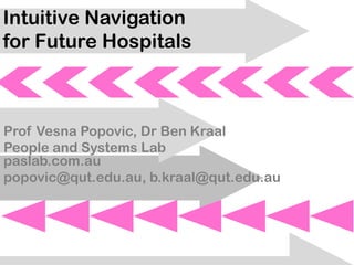 Intuitive Navigation for Future Hospitals | PPT