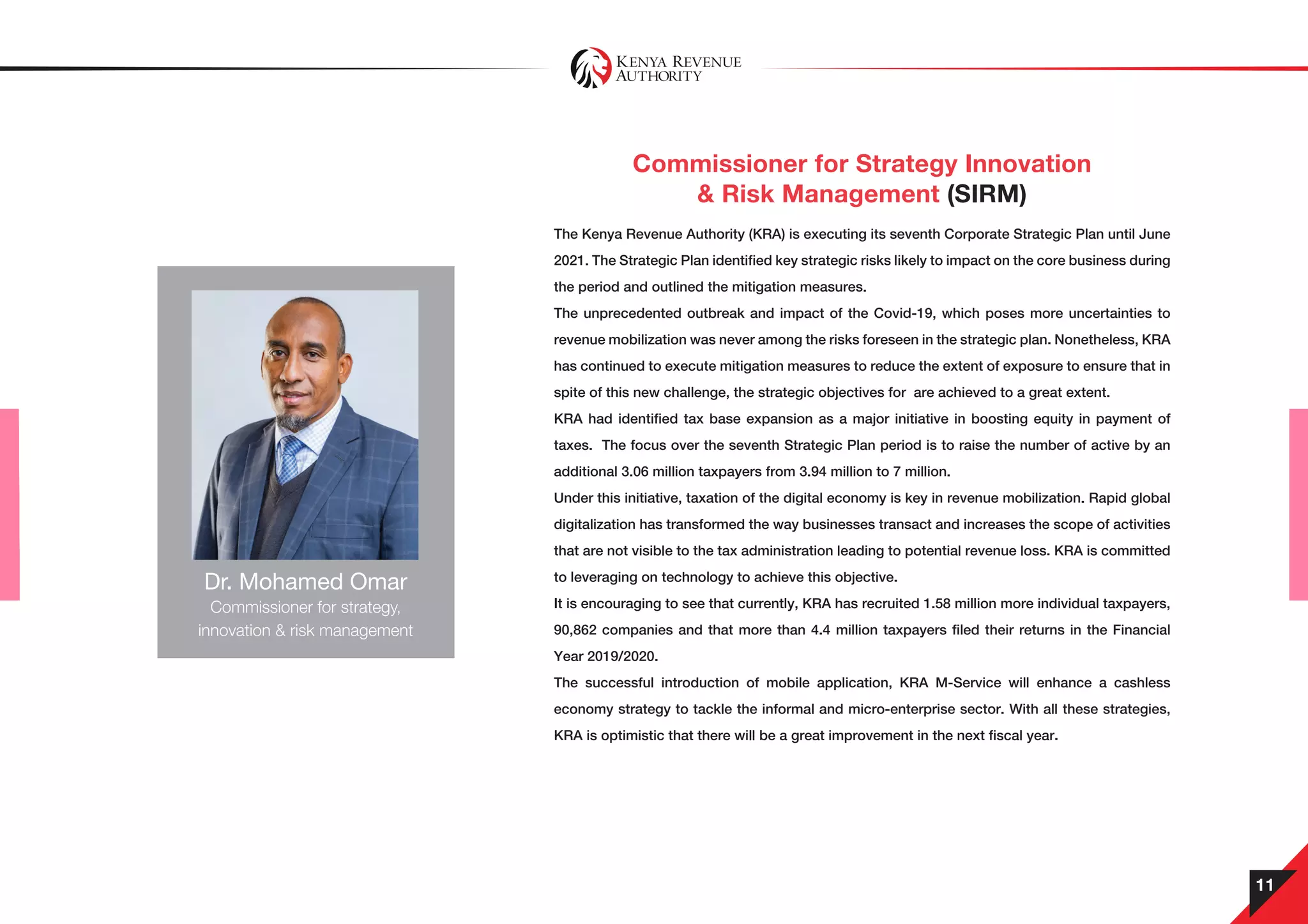KRA Annual Revenue Performance Report 2019/2020 | PDF