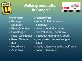 Kracht Van Congo | PPT | Commodities | Economy