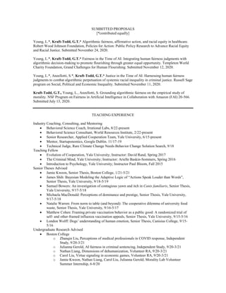 Kraft-Todd_CV.pdf | Science