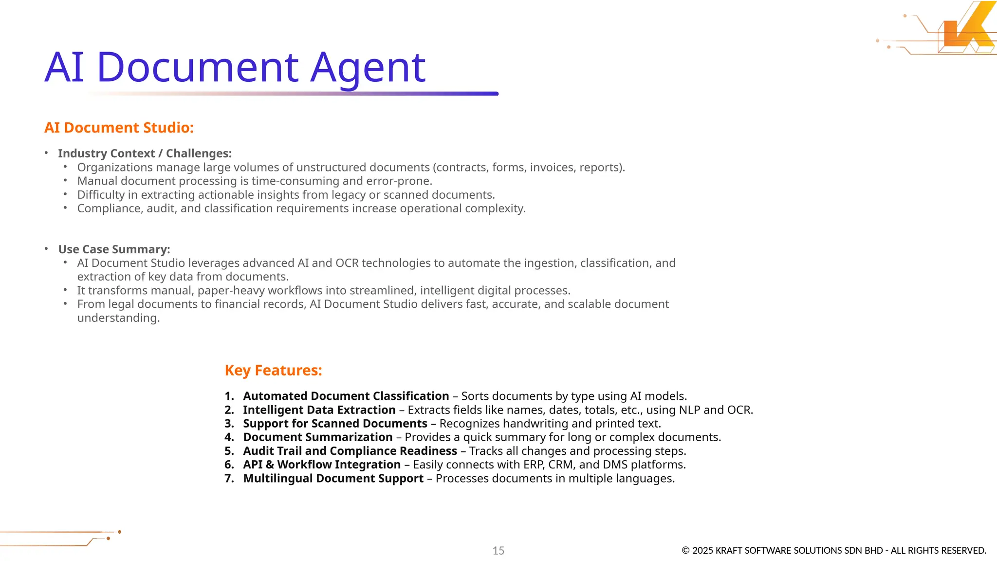 Kraft - v1.5 - AI WA ERP ai solutions for enterprises | PPTX