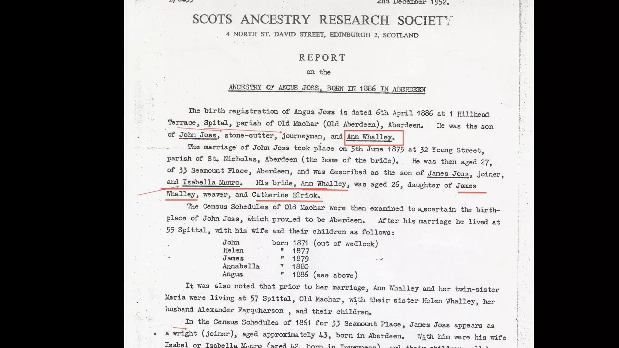 Kraft Family Tree | PDF
