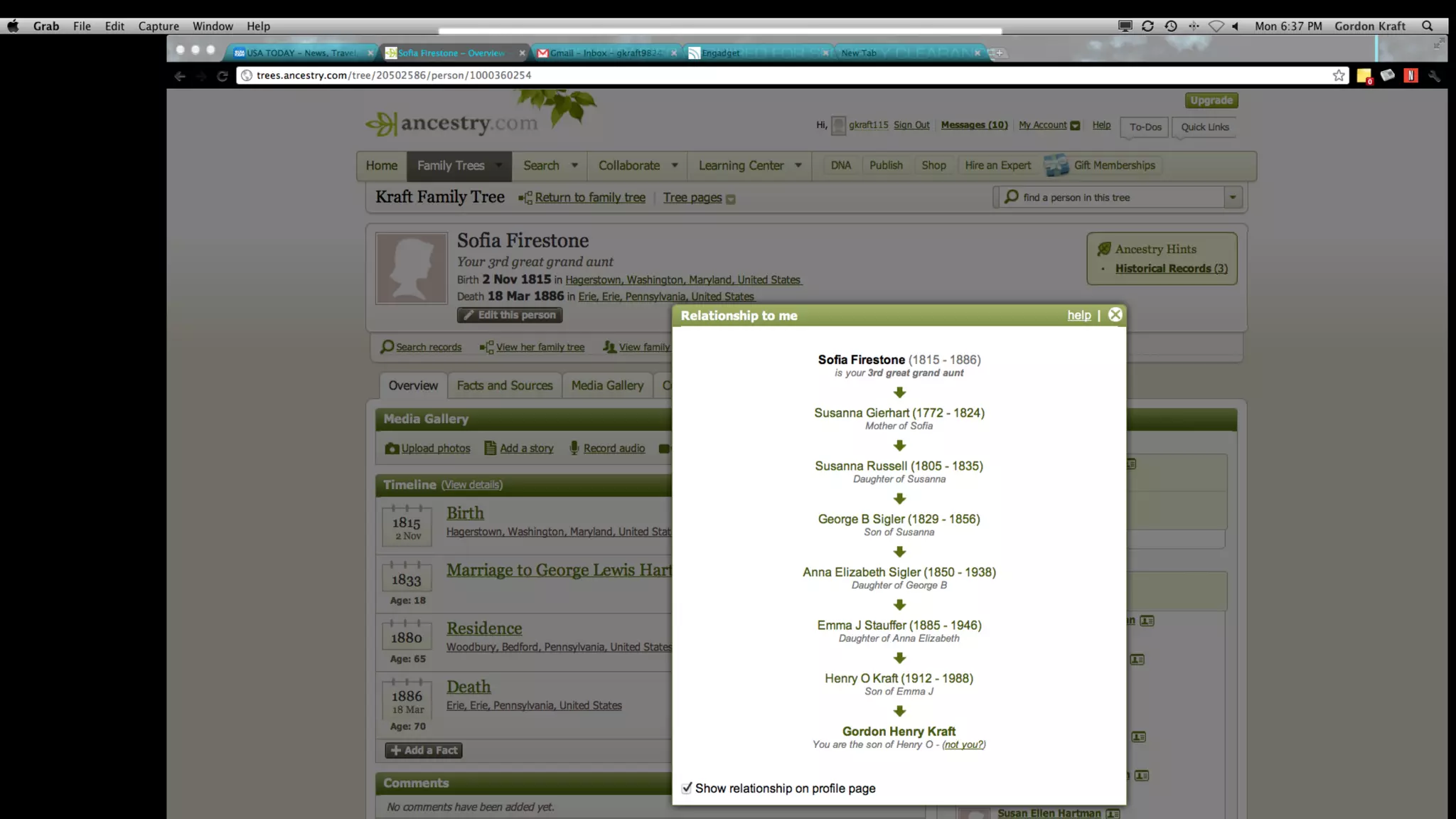 Kraft Family Tree | PDF