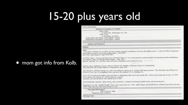 Kraft Family Tree | PPT