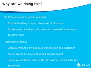 Electronic invoice: Kraft Russia experience | PPT