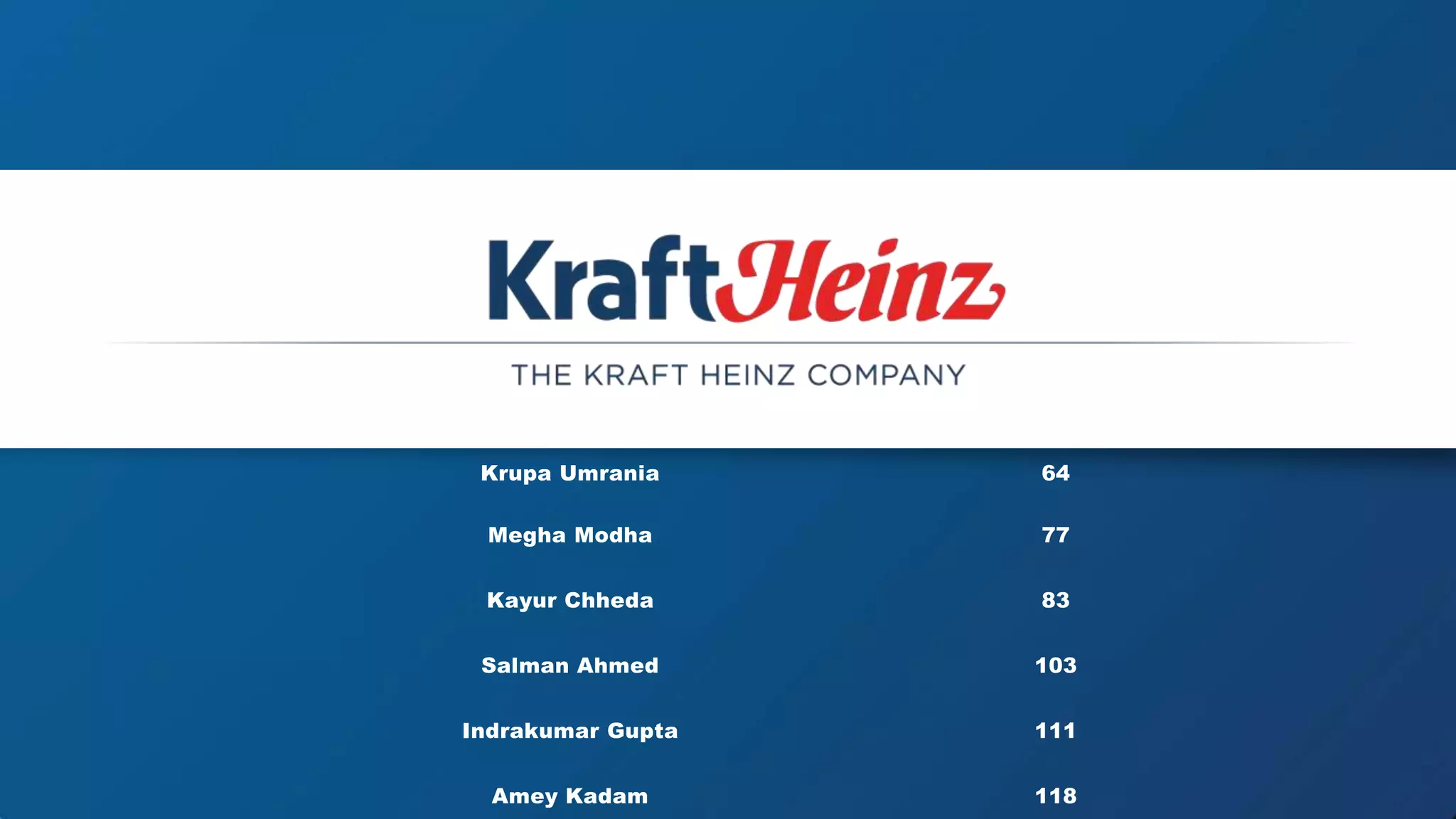 Kraft heinz | PPTX