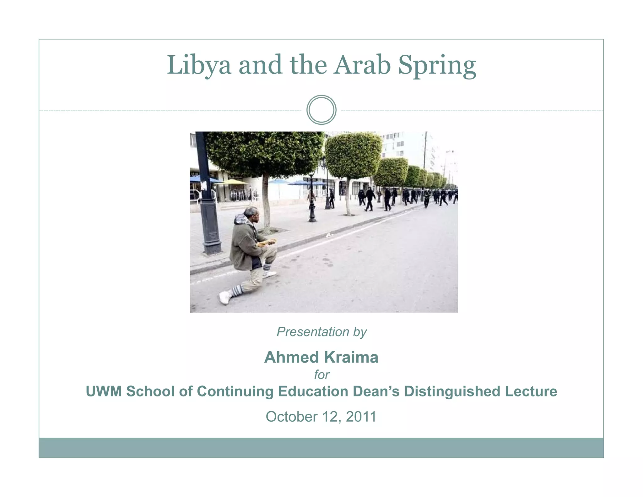 LIbya and the Arab Spring | PDF