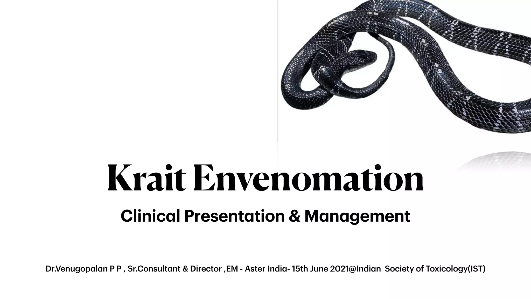 Krait : Envenomation | PDF