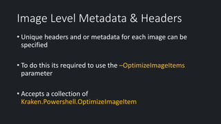 Batch Image optimization using Kraken-powershell & kraken.io