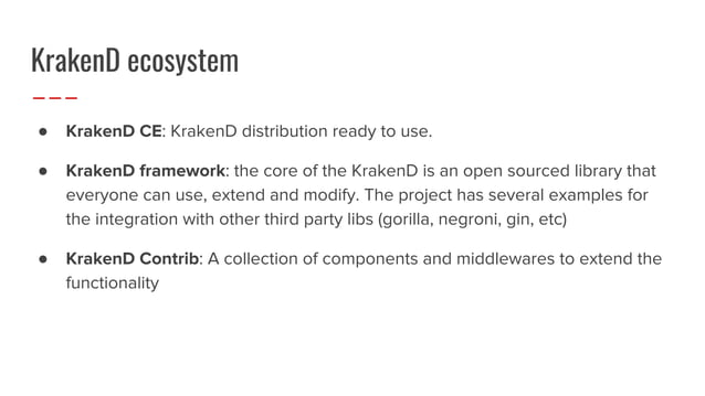 KrakenD API Gateway | PPT