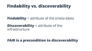 FAIR discovery - Open Knowledge Maps - Kraker Peter | PPT