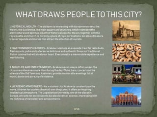 KRAKOW - A CITY WORTH VISITING.pptx