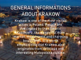 KRAKOW - A CITY WORTH VISITING.pptx