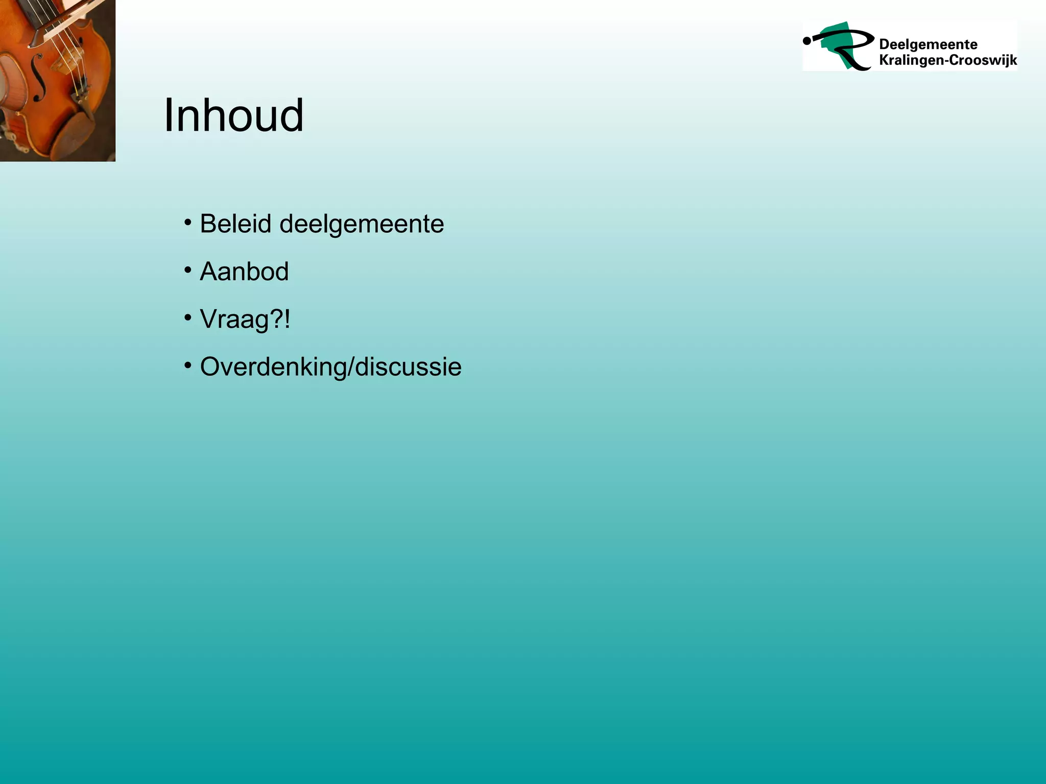 Kralingen Als Cultureel Podium | PPT