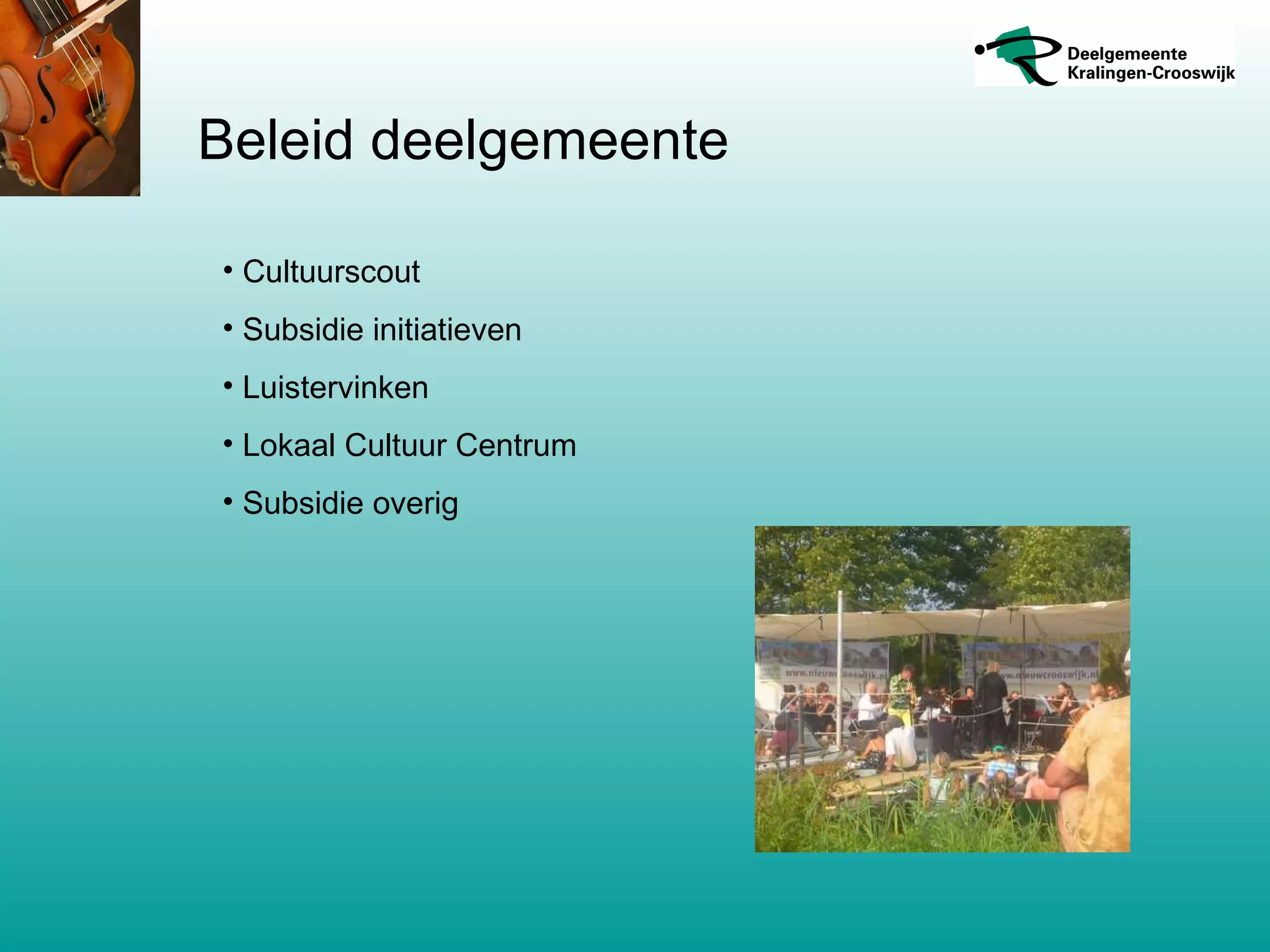 Kralingen Als Cultureel Podium | PPT