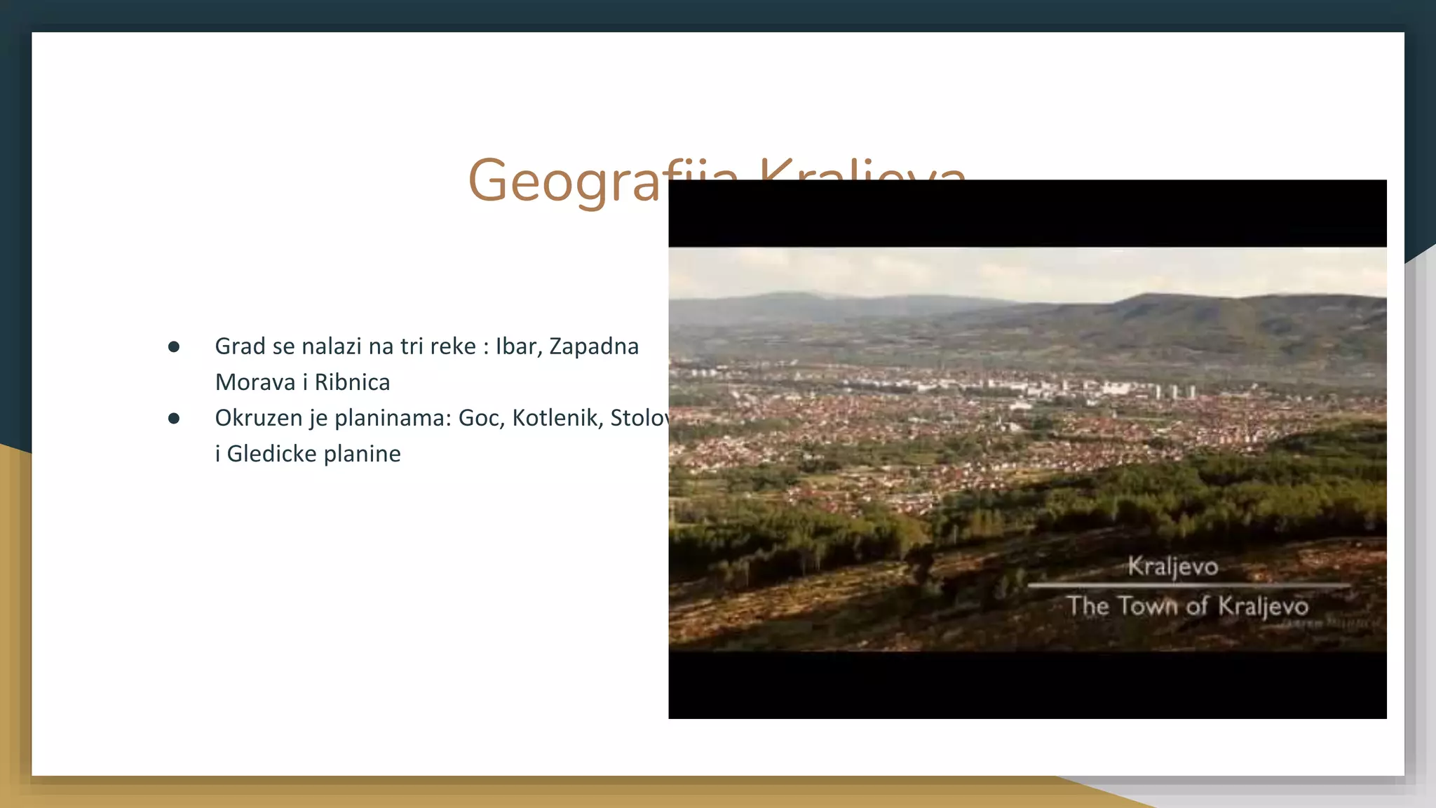 Kraljevo grad na tri reke | PPTX