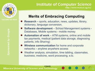 Embracing computing in Secondary schools | PPT