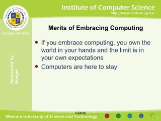 Embracing computing in Secondary schools | PPT