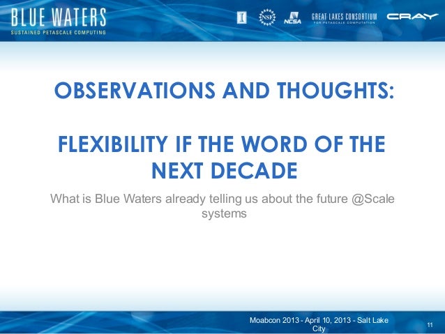 Blue Waters and Resource Management - Now and in the Future
