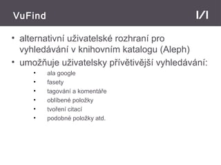 Kramerius 4 a katalog VuFind | PPT