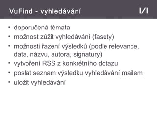 Kramerius 4 a katalog VuFind | PDF