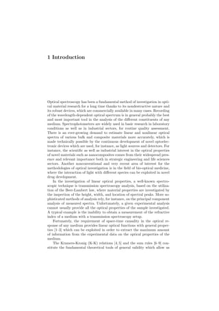 Kramers kronig relations in optical materials research | PDF