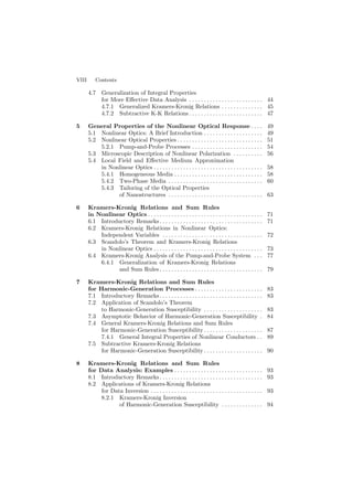 Kramers kronig relations in optical materials research | PDF
