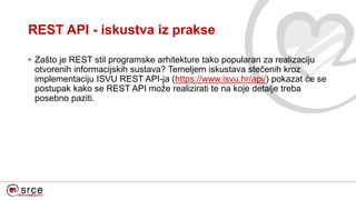 REST API - iskustva iz prakse | PPT