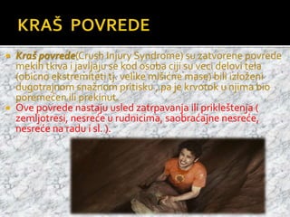 Kraš povrede | PPTX