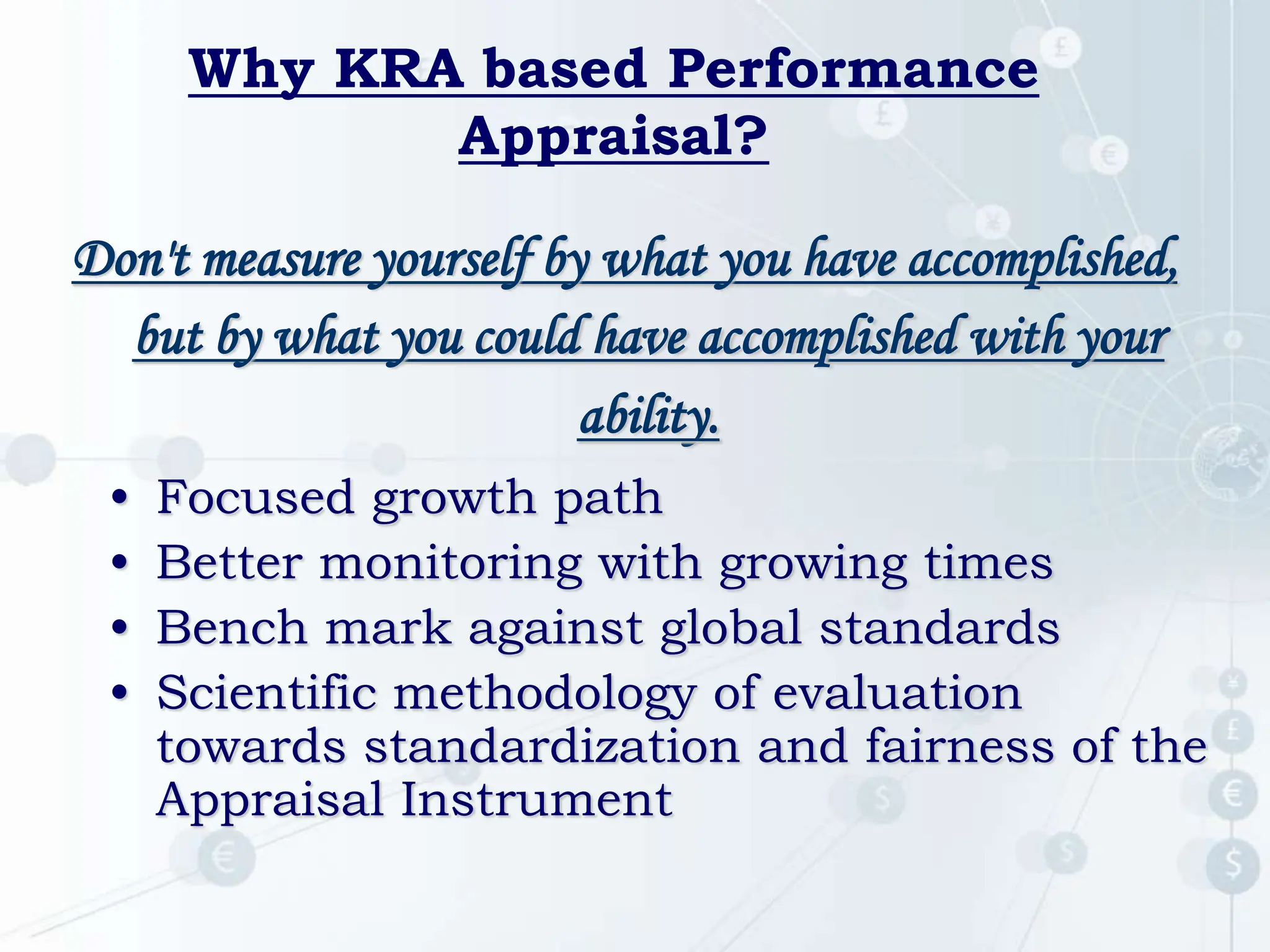 KRA Presentation Appraisal system for HR.ppt