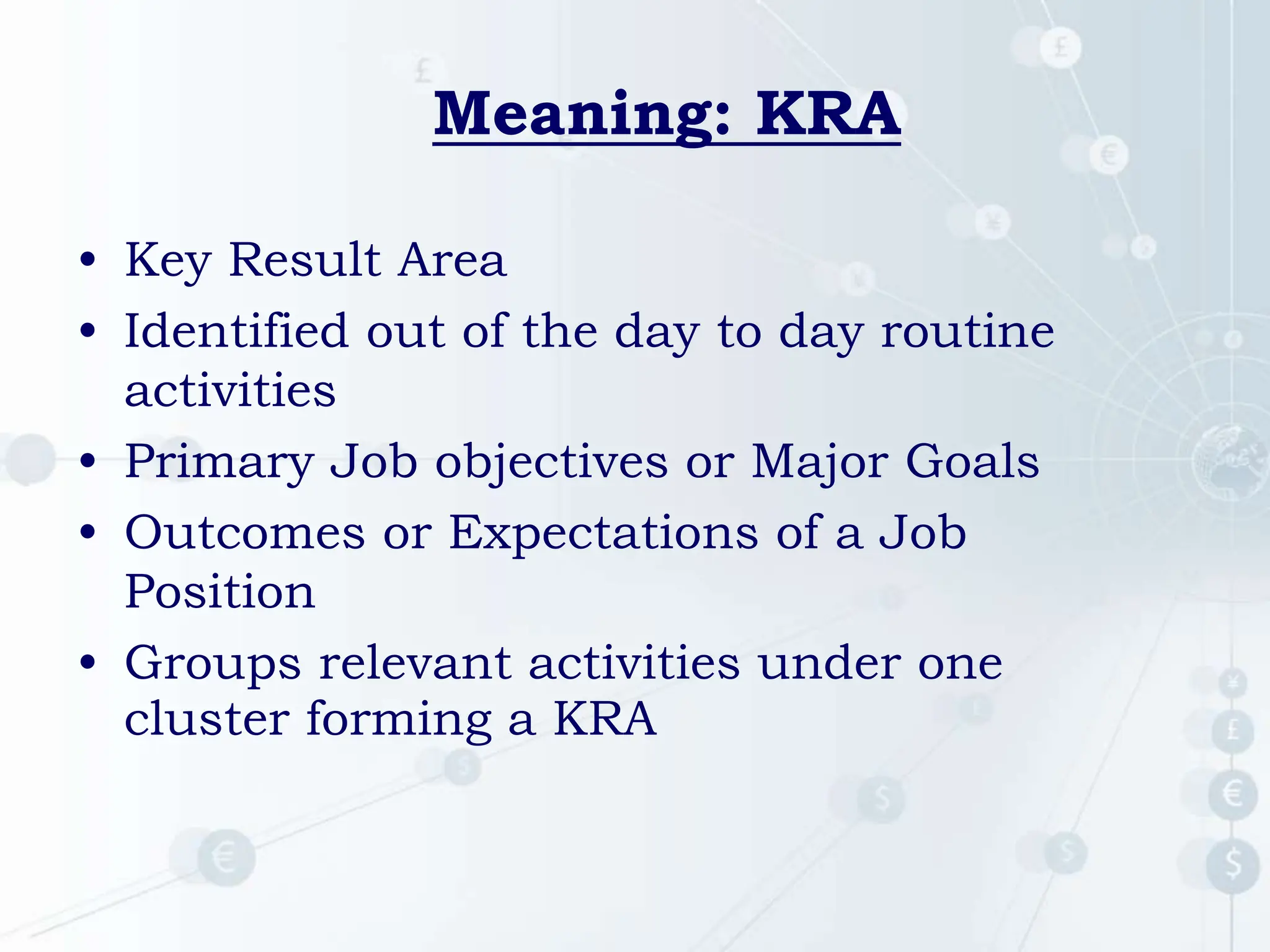 KRA Presentation Appraisal system for HR.ppt