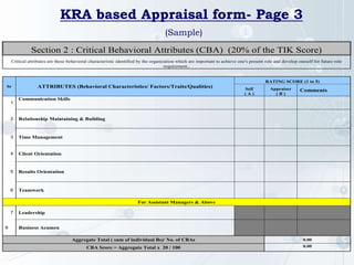 KRA Presentation Appraisal system for HR.ppt